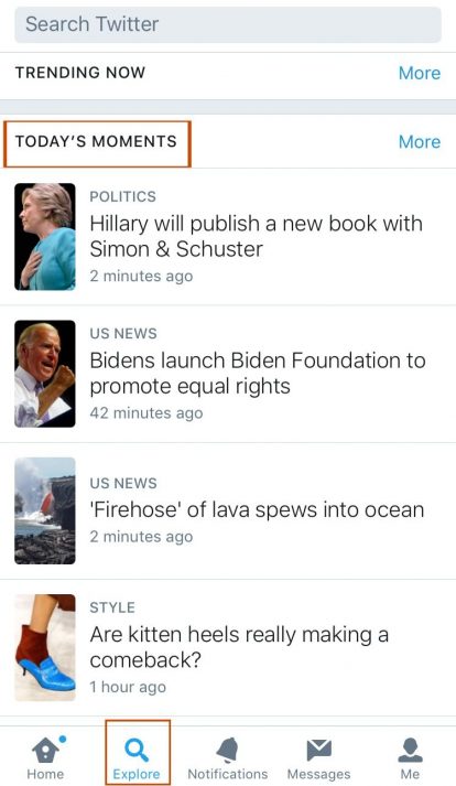 What You Need to Know About The Twitter Explore Tab | Agorapulse