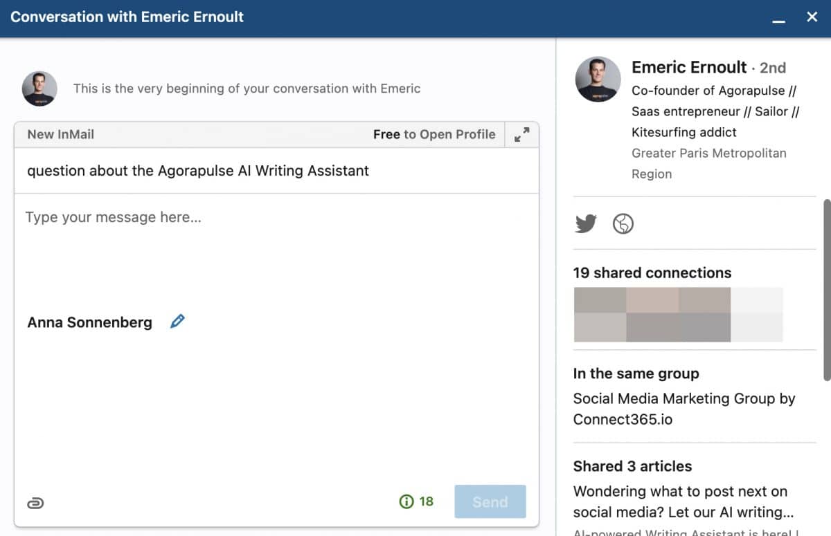 LinkedIn Introduction Message: How to Be Friendly, Not Creepy