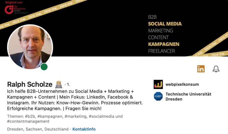 5 Tipps wie ein LinkedIn-Profil glänzt | Agorapulse