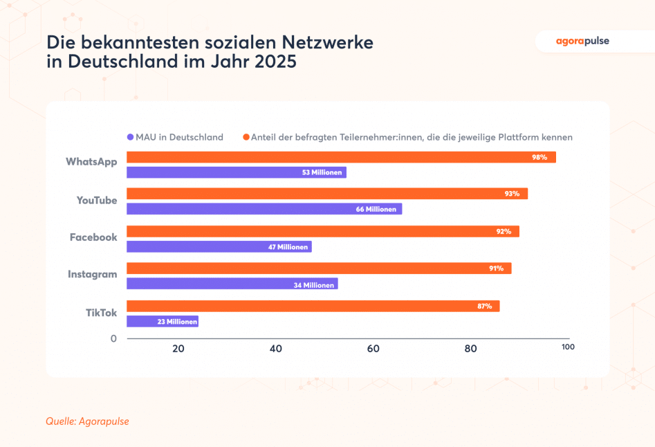 Social-Media-Statistik und Social-Media-Nutzung 2025 | Agorapulse