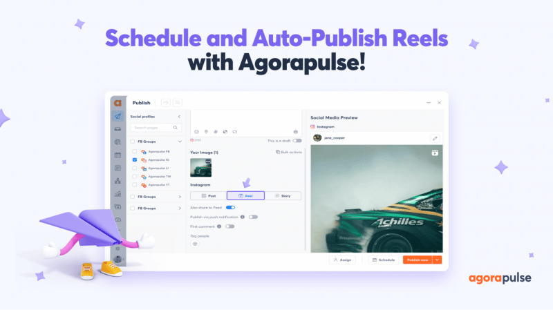 Reels, Grid View, First Comment, and Carousel Posting for Instagram ...